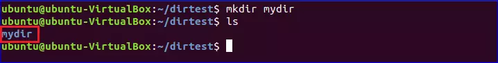 Bash 'mkdir' មិនមានផ្លូវទេ។ 876_1