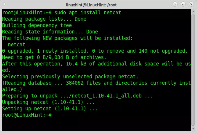 Brug af Netcat til portscanning 8784_1