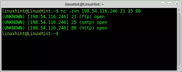 Brug af Netcat til portscanning 8784_3