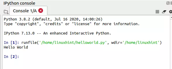 Sida loo sameeyo Python Hello World Program 8793_7