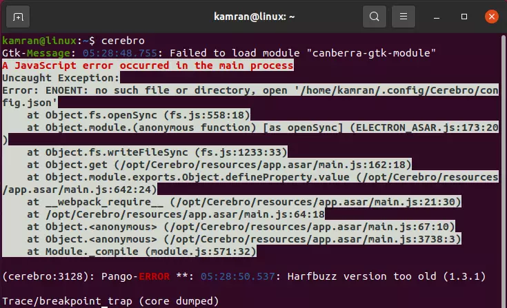 Giunsa ang pag-install sa Cerebro Search sa Ubuntu 17.04 ug Ubos 8797_5