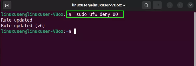 Avancerad UFW-brandväggskonfiguration i Ubuntu 22.04 87_8