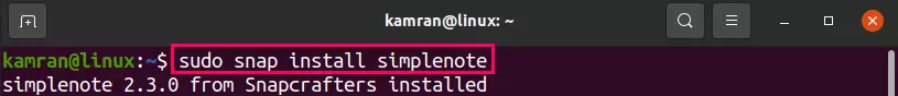 Ubuntu 20.04 پر Simplenote 2.3.0 کو کیسے انسٹال کریں۔ 8802_6