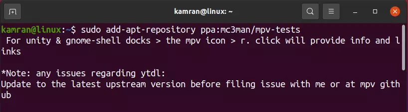 Bagaimana untuk memasang MPV Media Player pada Ubuntu 20.04 dan Linux Mint 20? 8805_5
