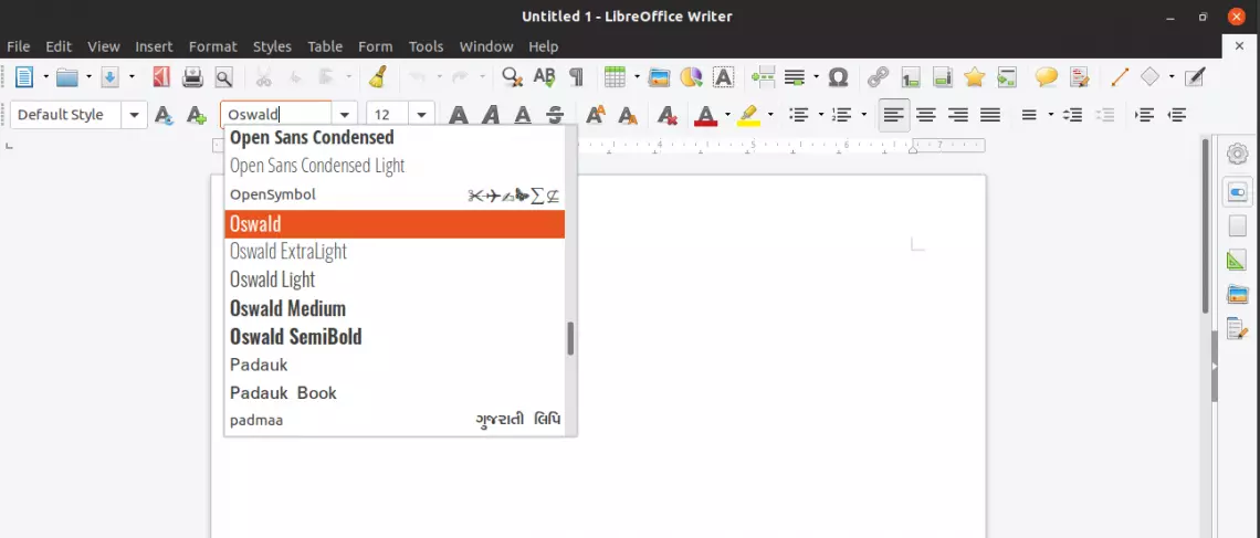 Ubuntu တွင် Fonts ကိုဒေါင်းလုဒ်လုပ်ပြီးထည့်သွင်းပါ။ 8849_12