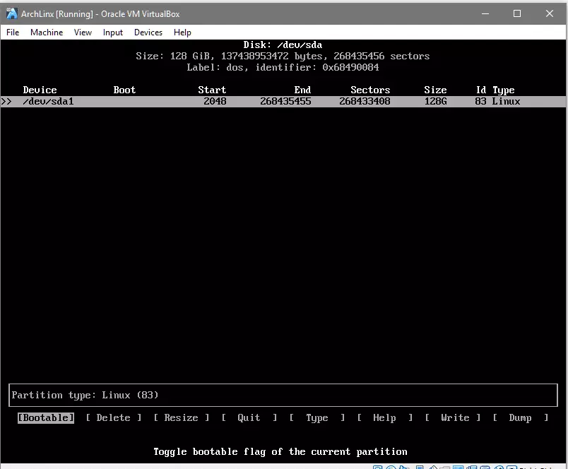 ติดตั้ง Arch Linux ใน VirtualBox 8852_8