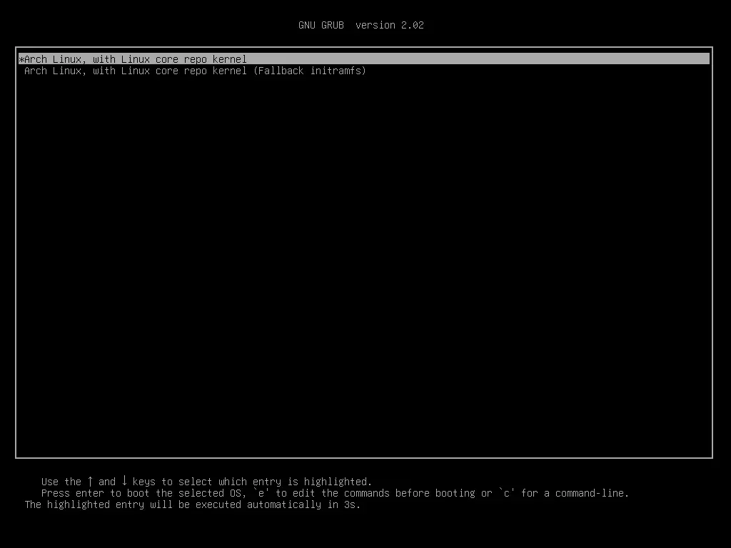 Arch Linux Minimal Installeringsgids 8855_64