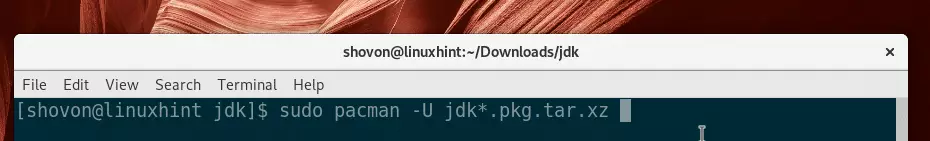 Pasang Oracle JDK 10 dina Arch Linux 8857_10