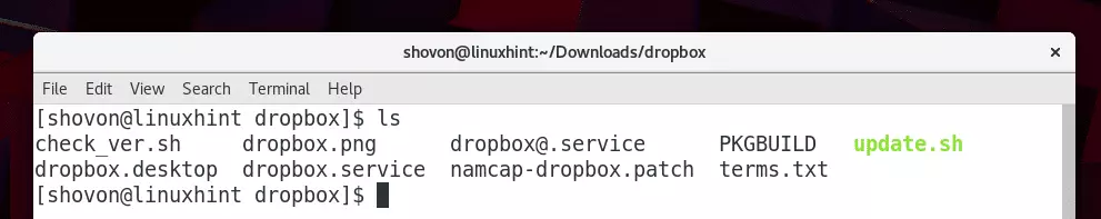 Как да инсталирате DropBox на Arch Linux 8862_11
