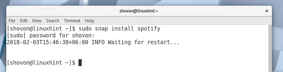 I-install ang Spotify sa Arch linux 8866_24