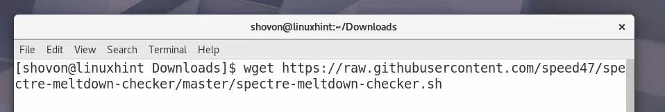 Yang'anani ndi Patch Specter ndi Meltdown pa Arch Linux 8867_5