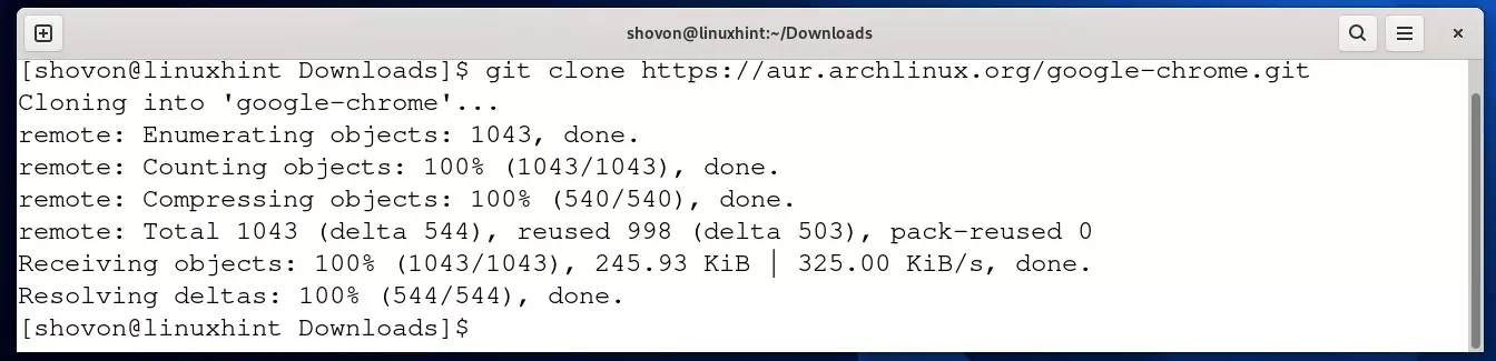 Google Chrome li ser Arch Linux saz bikin 8870_10