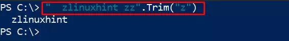 Kouman pou itilize metòd PowerShell Trim 8884_3