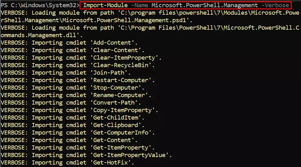 وحدة استيراد PowerShell 8887_2