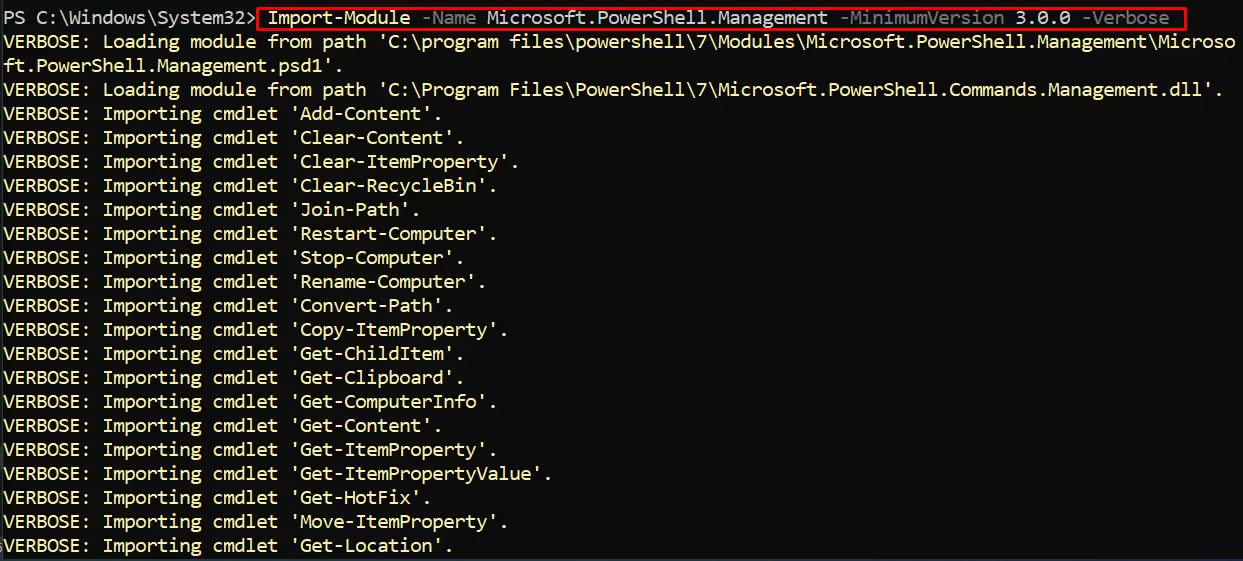 PowerShell 가져오기 모듈 8887_6