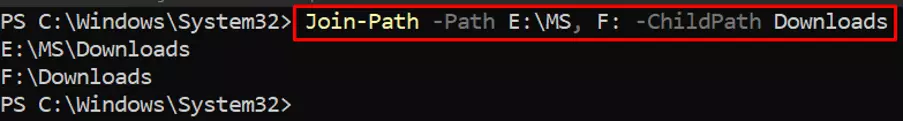 PowerShell Join-Path-dan qanday foydalanish kerak 8896_4