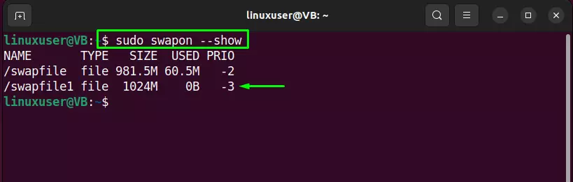 Kuinka lisätä vaihtotilaa Ubuntuun 22.04 88_10