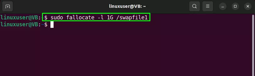 Cómo agregar espacio de intercambio en Ubuntu 22.04 88_4