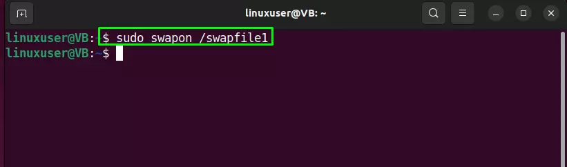 Cómo agregar espacio de intercambio en Ubuntu 22.04 88_9