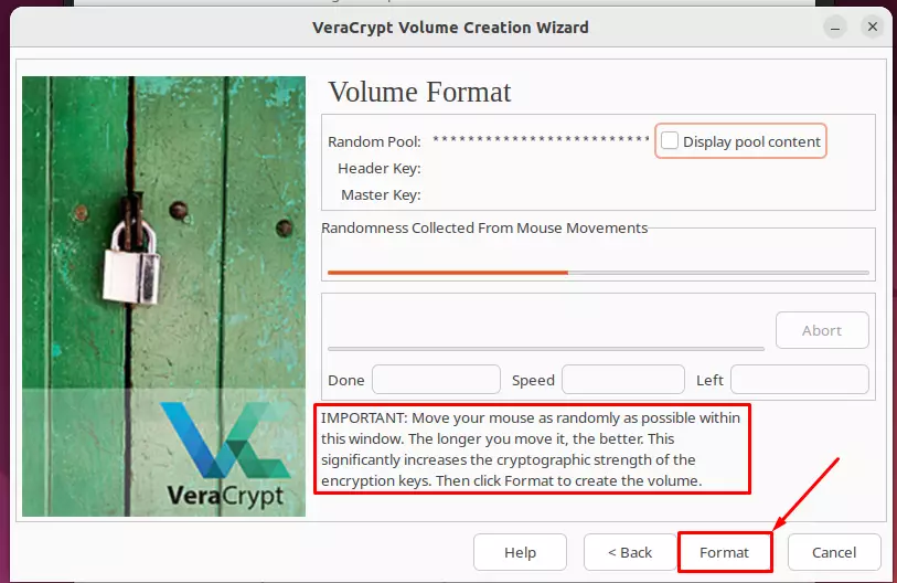 วิธีติดตั้งและใช้งาน veracrypt บน Ubuntu 22.04 8902_18