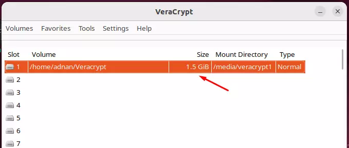 Jinsi ya kufunga na kutumia veracrypt kwenye Ubuntu 22.04 8902_23