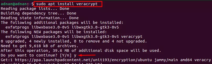 วิธีติดตั้งและใช้งาน veracrypt บน Ubuntu 22.04 8902_3