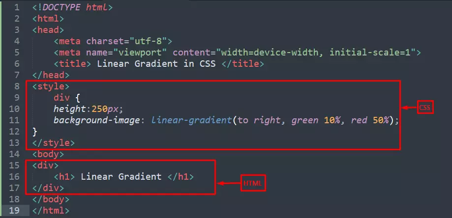 Awọn Gradients Laini ni CSS Ṣalaye 8906_3