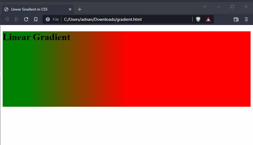 Imirongo ya Gradients muri CSS Yasobanuwe 8906_4