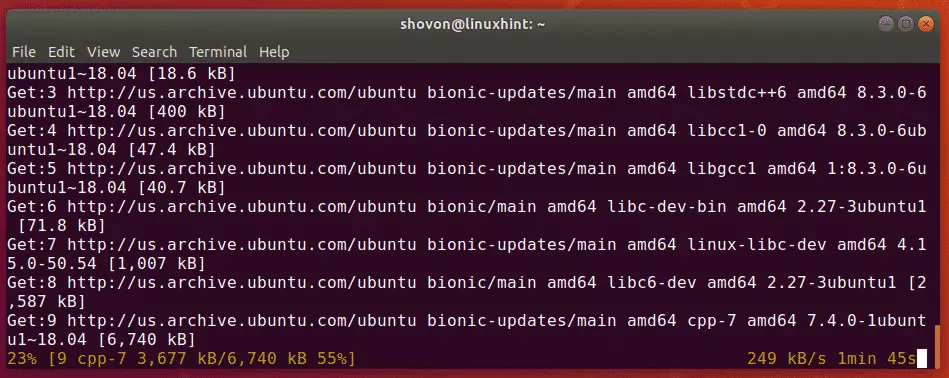 Instalirajte GCC na Ubuntu 8915_5