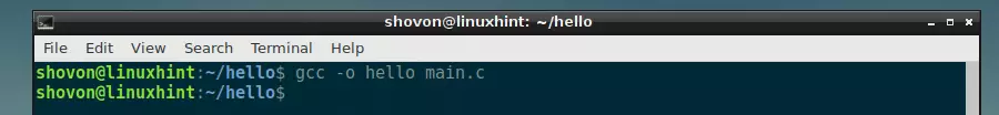 Käännä C-ohjelma Linuxissa GCC:tä käyttämällä 8916_26