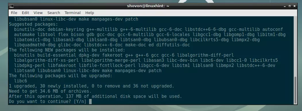 ລວບລວມໂຄງການ C ໃນ Linux ໂດຍໃຊ້ GCC 8916_4