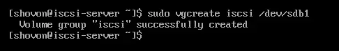 ווי צו ינסטאַלירן און קאַנפיגיער iSCSI סטאָרידזש סערווירער אויף CentOS 8930_20