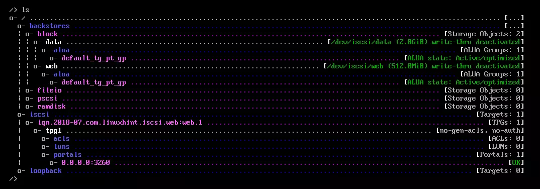 Maitiro ekuisa nekugadzirisa iSCSI Storage Server paCentOS 8930_29