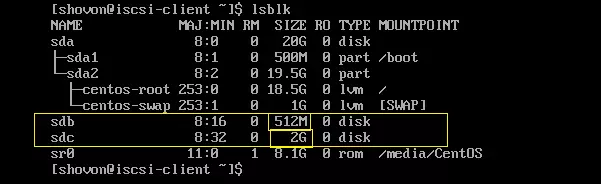 CentOS वर iSCSI स्टोरेज सर्व्हर कसे स्थापित आणि कॉन्फिगर करावे 8930_41