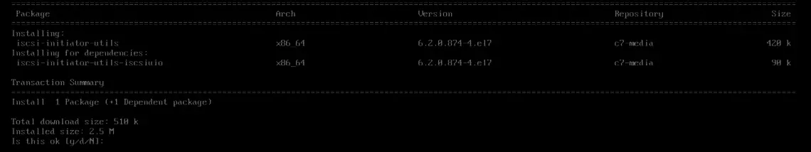 Як усталяваць і наладзіць сервер захоўвання iSCSI на CentOS 8930_8