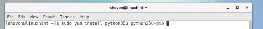 Wụnye Python 3 na CentOS 7 8936_19