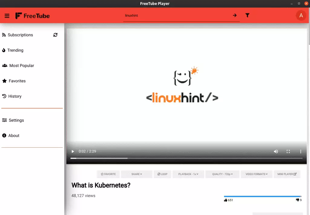 Najlepsze aplikacje YouTube dla systemu Linux 8950_5