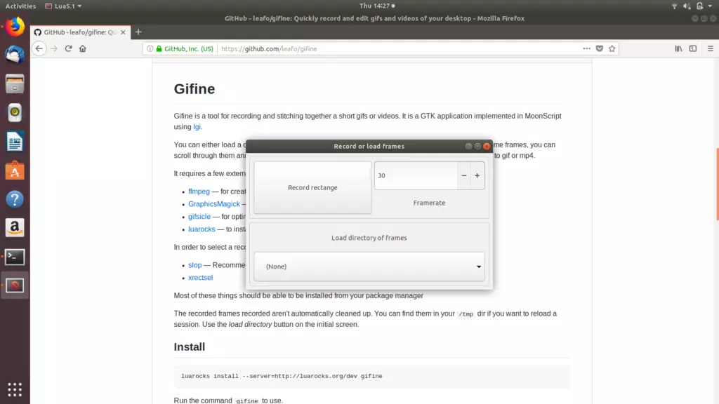 Meilleurs enregistreurs GIF pour Linux 8951_2