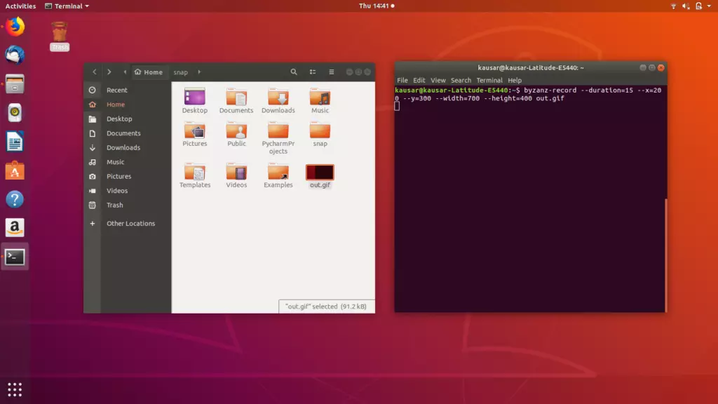 Врвни GIF рекордери за Linux 8951_3