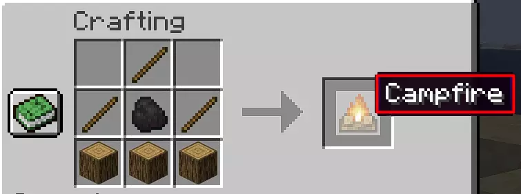 Si të bëni një zjarr kampi në Minecraft 8957_6