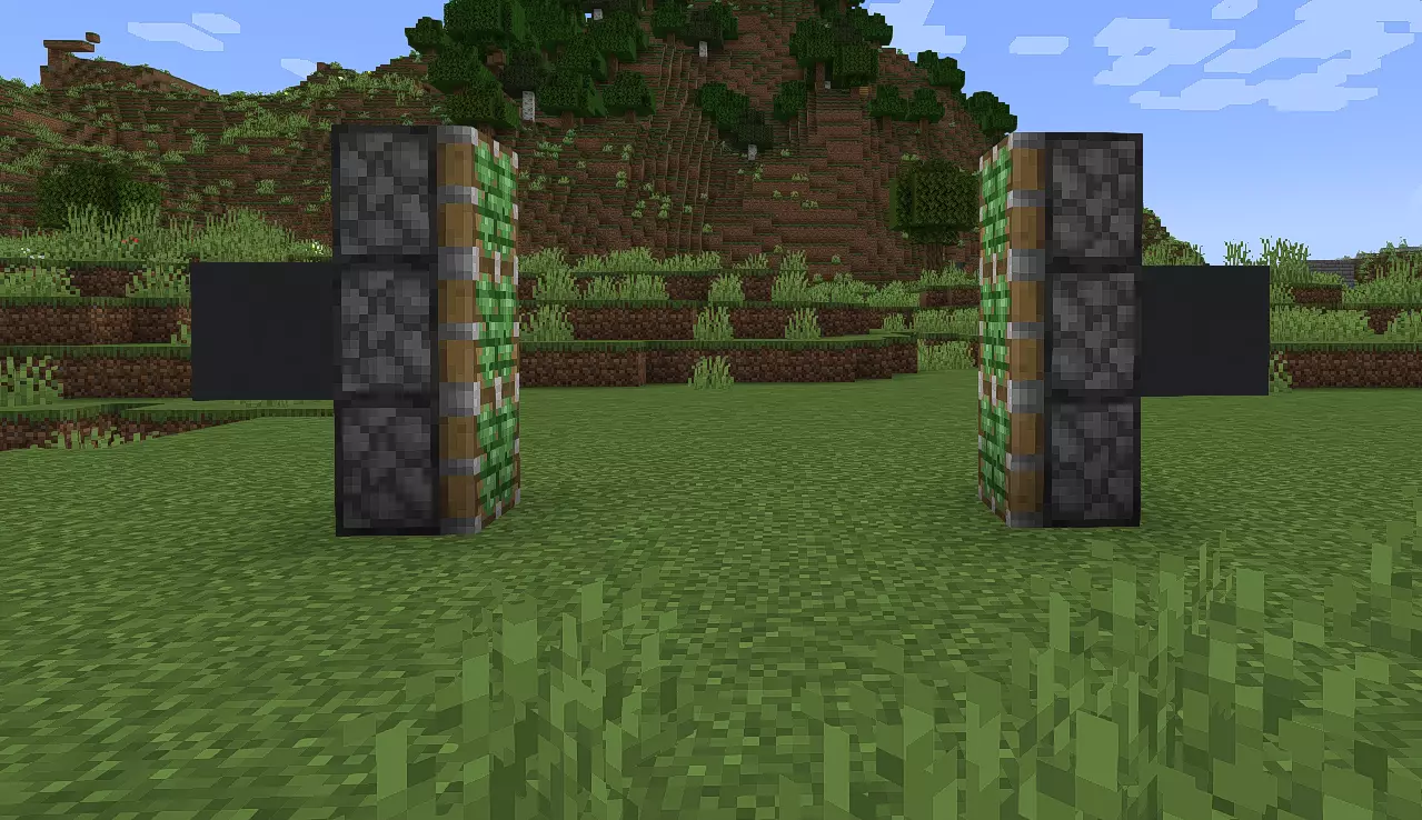Come realizzare una porta in pietra rossa automatica in Minecraft