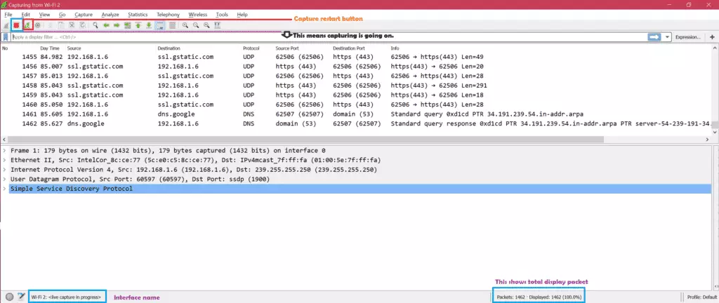 Wireshark Basics ڪيئن استعمال ڪجي 8967_5