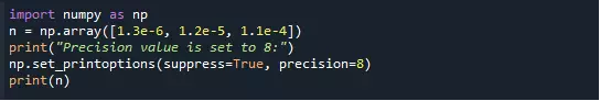 Python enprime Numpy etalaj ak presizyon 8985_4
