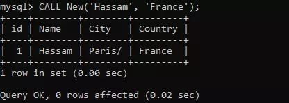 MySQL ۾ ذخيرو ٿيل طريقا ٺاهيو 8991_19