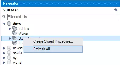 MySQL मा भण्डारण प्रक्रियाहरू सिर्जना गर्नुहोस् 8991_4