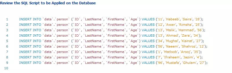 MySQL Unique Constraints භාවිතා කිරීම 8994_4