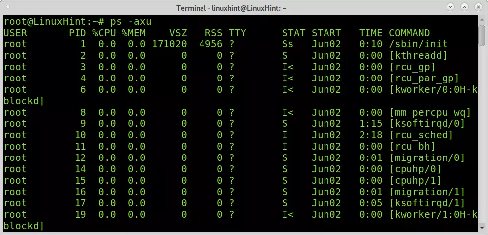 在 Linux 中使用 ps 命令 899_3