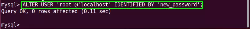 Come modificare la password di root MySQL in Ubuntu 22.04 89_10