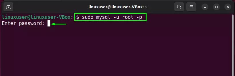 Sådan ændres MySQL root-adgangskode i Ubuntu 22.04 89_16