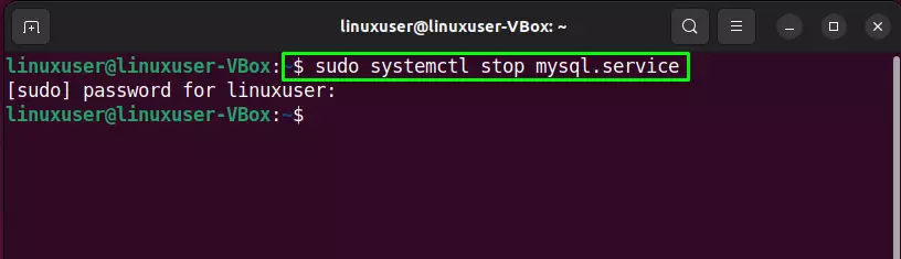 Ahoana ny fanovana ny tenimiafina MySQL Root ao amin'ny Ubuntu 22.04 89_2
